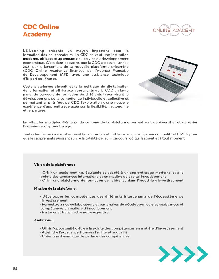 Rapport d'activité 2021 | CDC